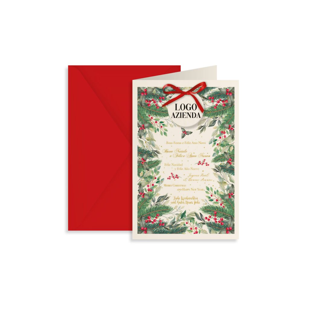 Biglietto Auguri natale Rami Invernali – Kartos per WWF