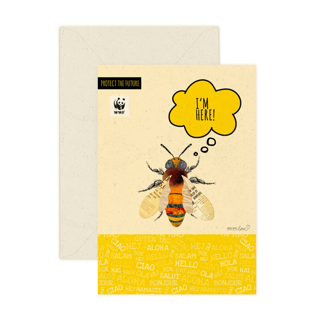 Biglietto d’Auguri Ape – Kartos per WWF