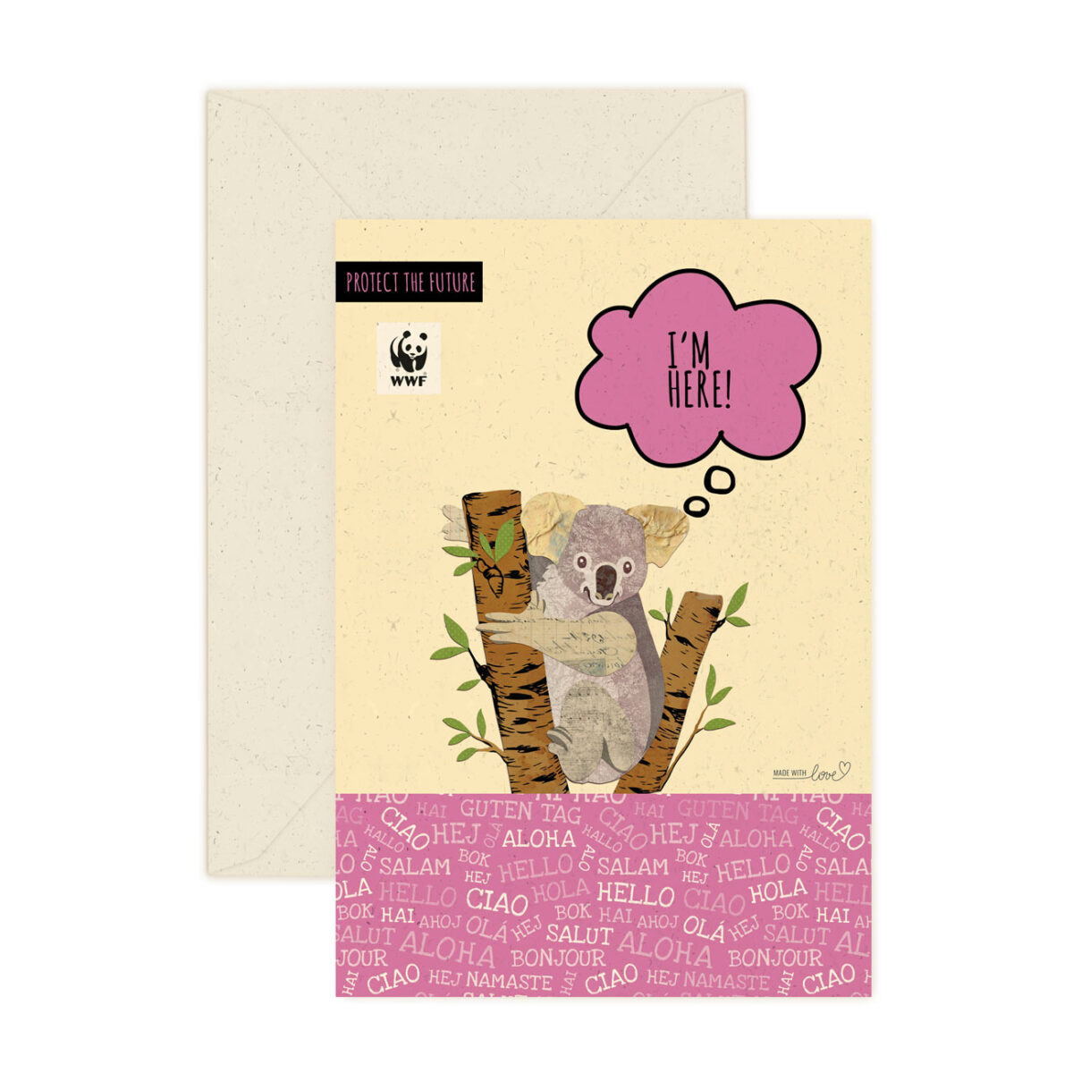 Biglietto d’Auguri Koala – Kartos per WWF